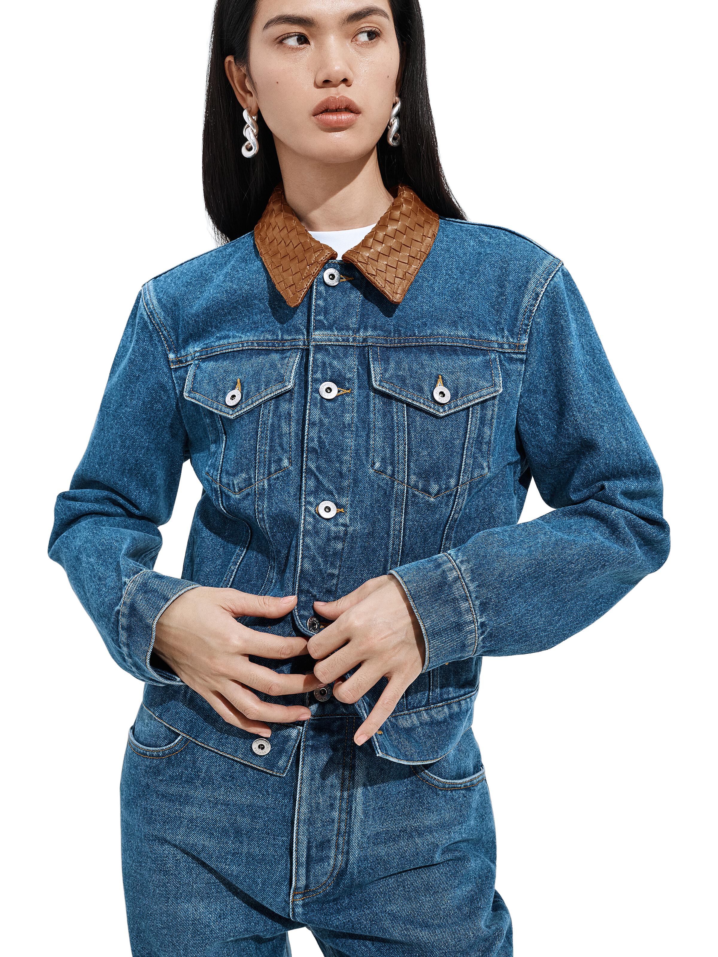 BOTTEGA VENETA Bottega Veneta Medium Indigo Jacket
